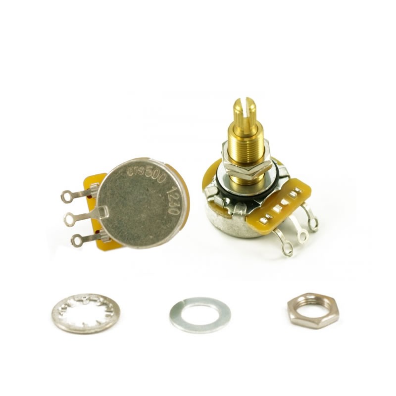 CTS 450S Series TVT Audio Taper Pot 500K Split Shaft 9% Tolerance